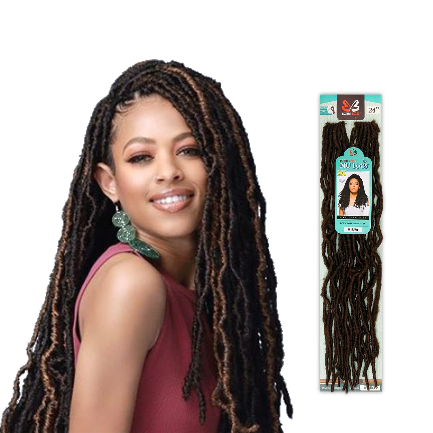 Bobbi Boss Synthetic Braids Nu Locs 24" – Della's